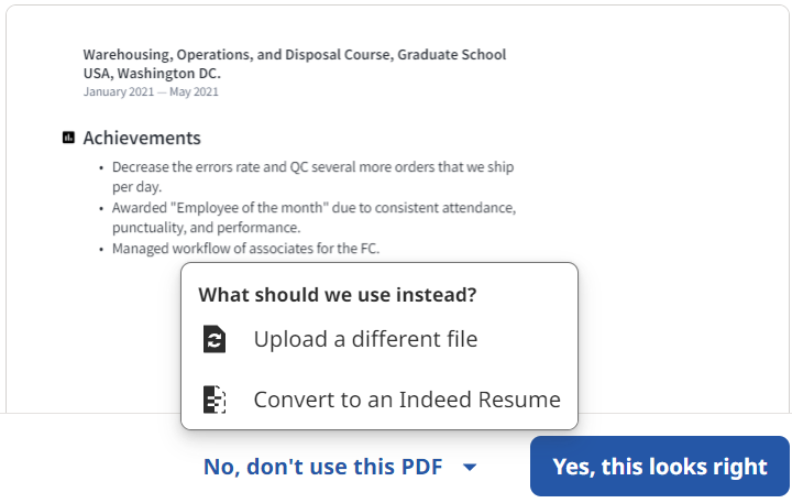 How to create Indeed profile