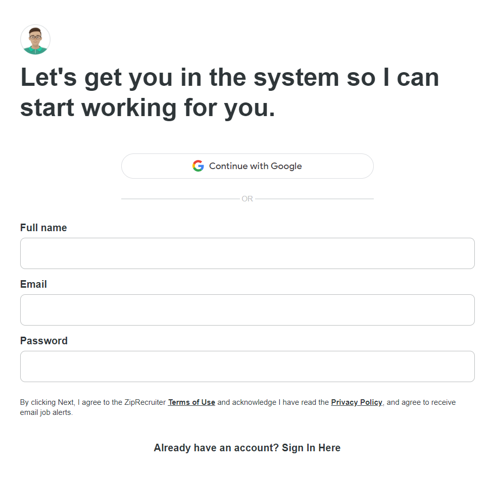 How to create ZipRecruiter profile